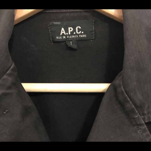 A.P.C. | Jackets & Coats | Apc Black Military Jacket | Poshmark